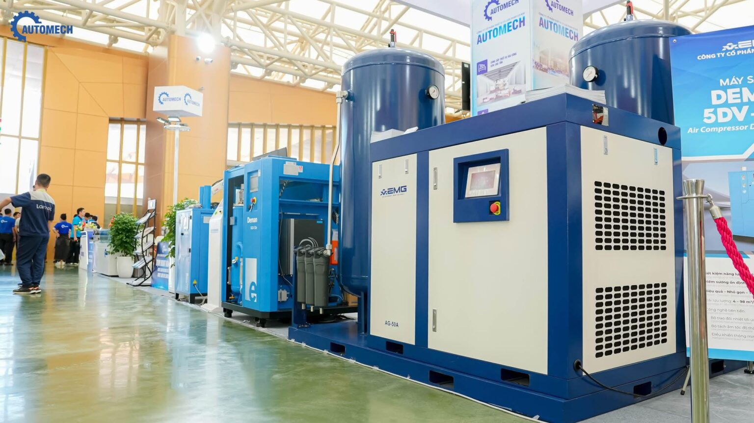 Máy Nén Khí Trục Vít | Hiệu Suất Cao, Bền Bỉ | AEMG